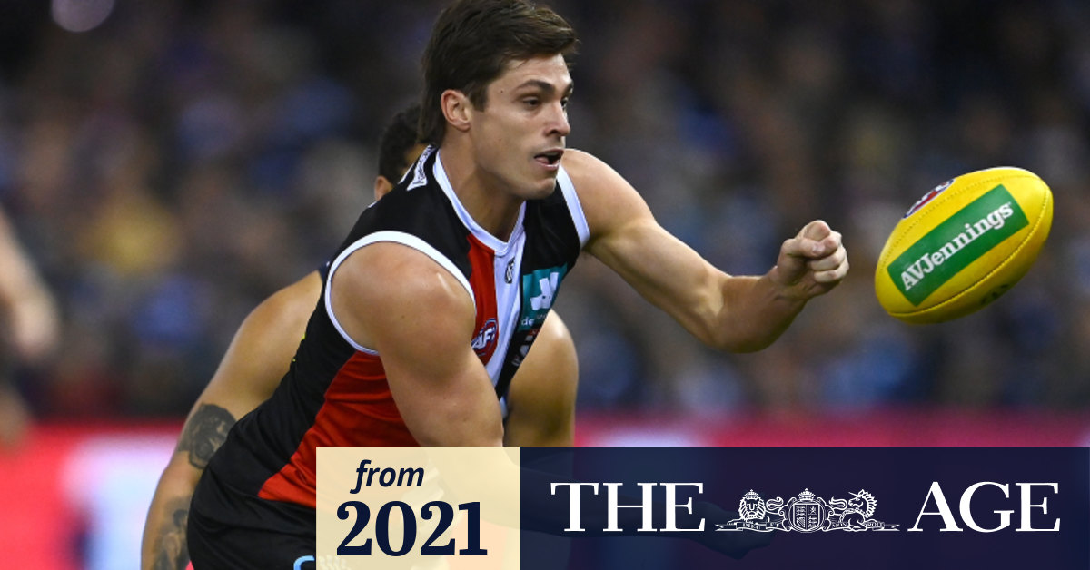 AFL 2021: St Kilda co-captain Jack Steele claims Trevor Barker award