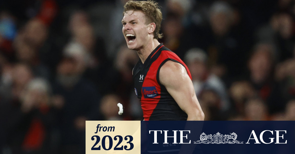 AFL 2023: How Essendon Bombers young gun Ben Hobbs went from overlooked ...
