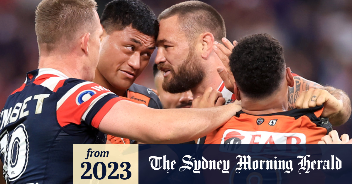 NRL 2023: ‘He’s a bit of a grub’: Tigers prop Stefano Utoikamanu pokes ...