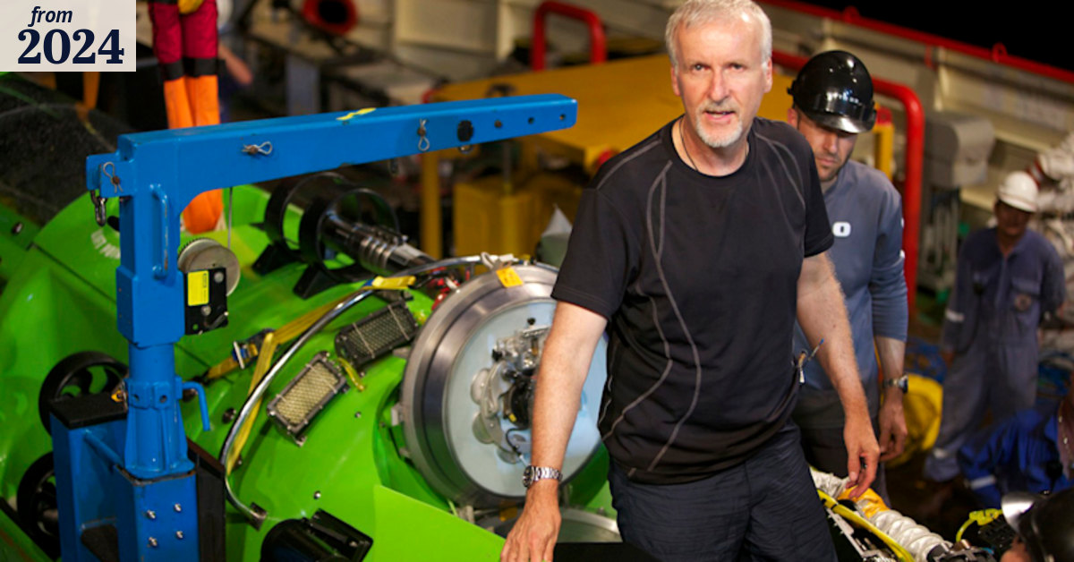 James Cameron – Challenging the Deep: Iconic Hollywood director to ...