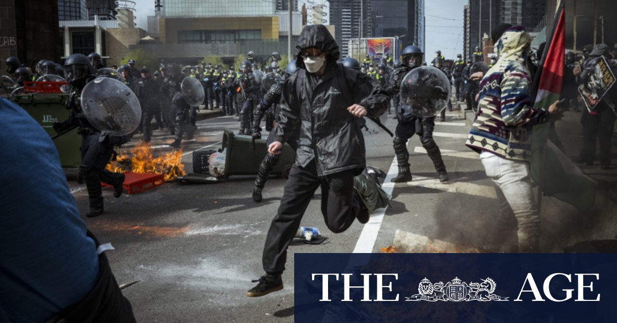 In pictures: Land Forces protests in Melbourne