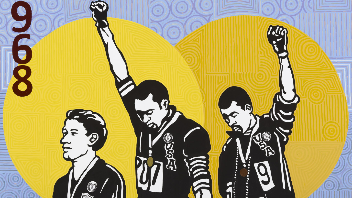 Richard Bell exhibition: Bell’s tent embassy sets up in Sydney