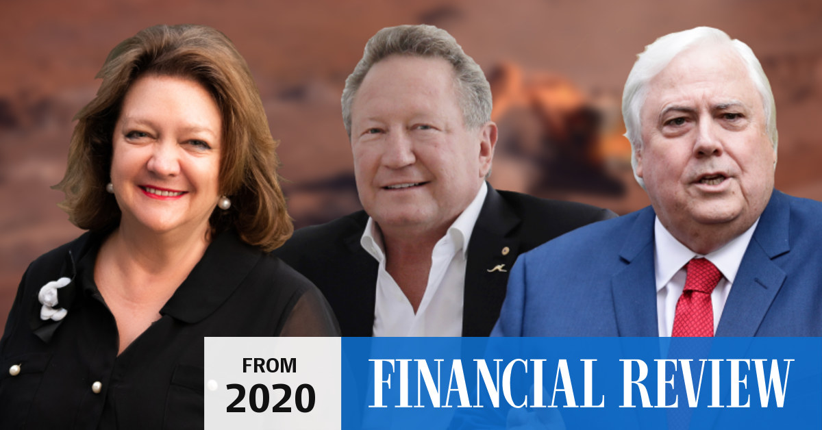 Rich List 2020: Iron ore miners including Gina Rinehart, Andrew Forrest ...