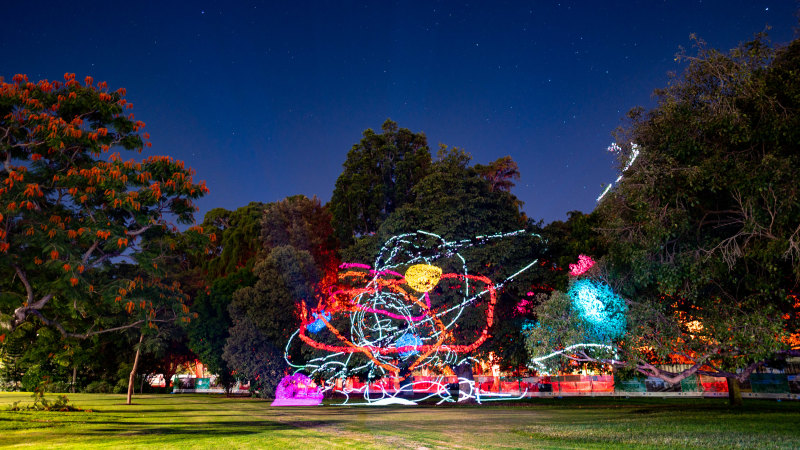 Intriguing pieces light up Brisbane’s largest outdoor art gallery