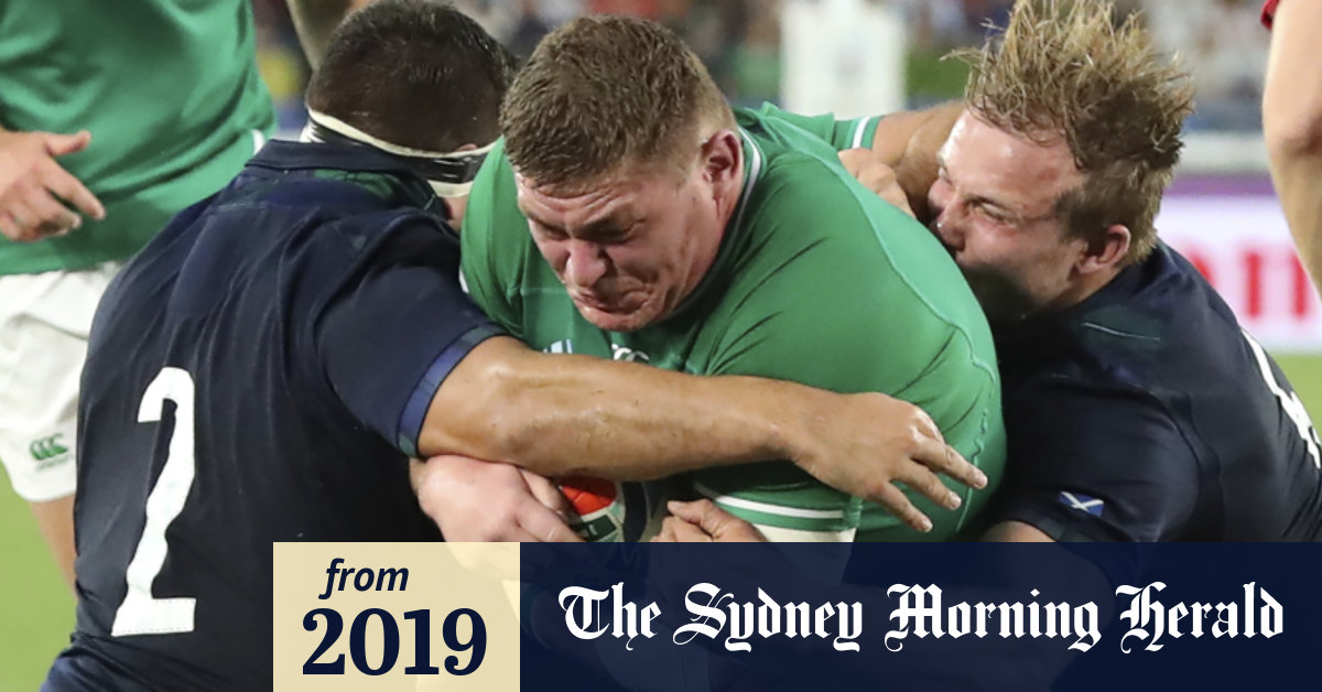 Rugby World Cup 2019: Ireland juggernaut batters Scotland in Yokohama ...