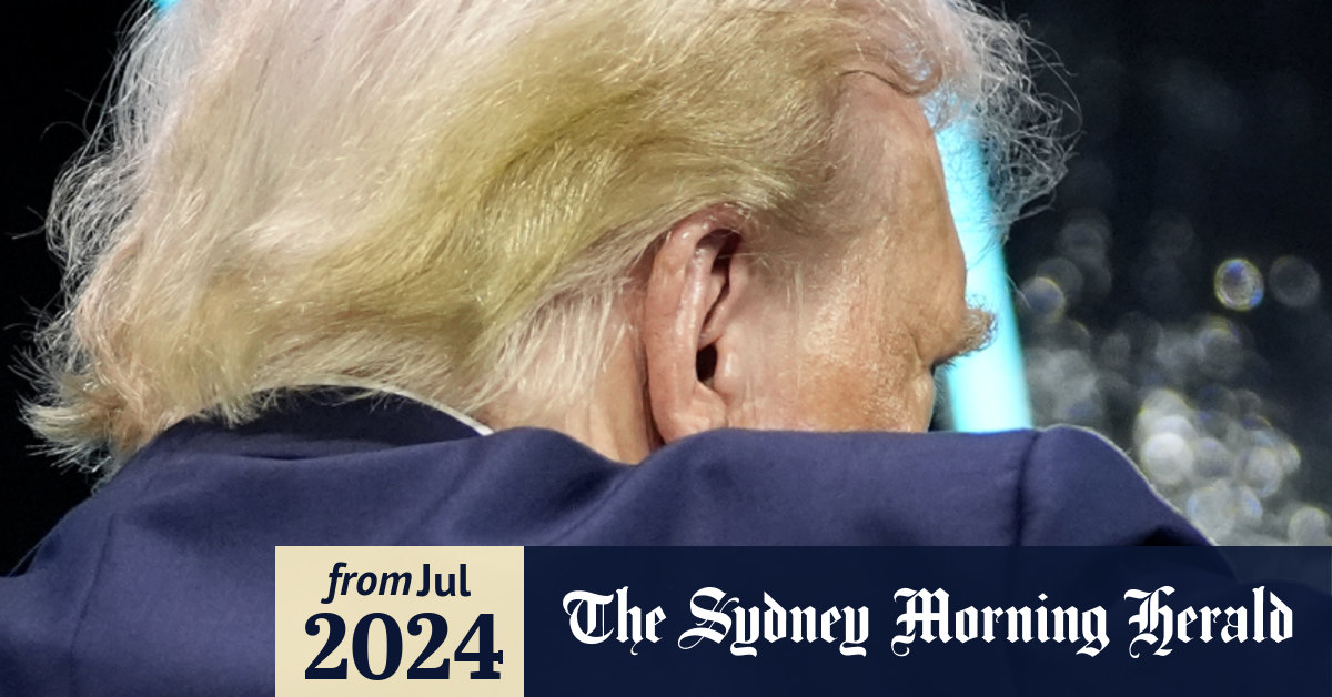 Trump appears without his bandage as FBI confirms he was struck by a bullet