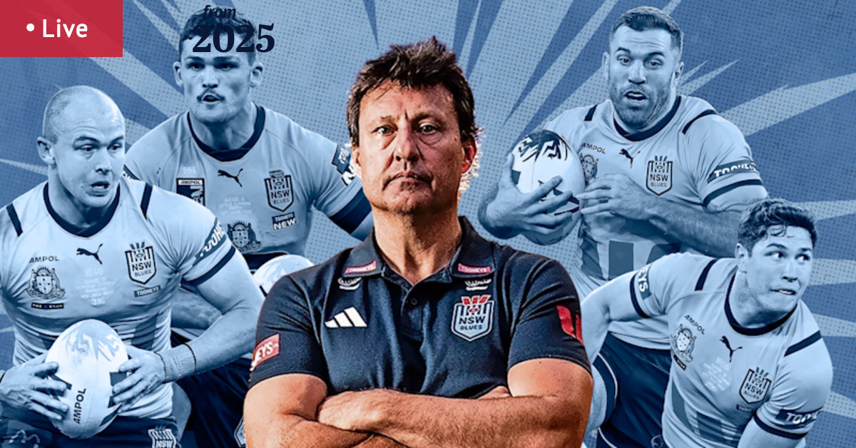 State of Origin teams 2025: NSW Blues coach Laurie Daley and Queensland ...