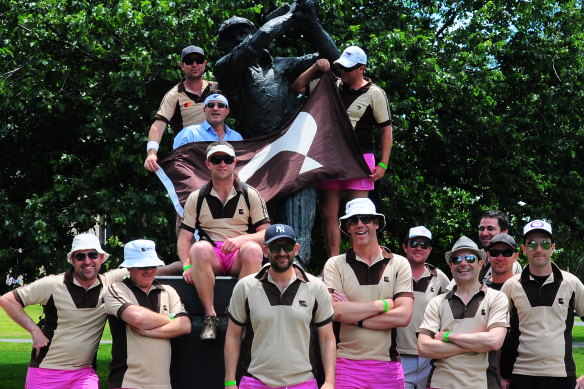 'We're not the Barmy Army': Beige Brigade hits Sydney