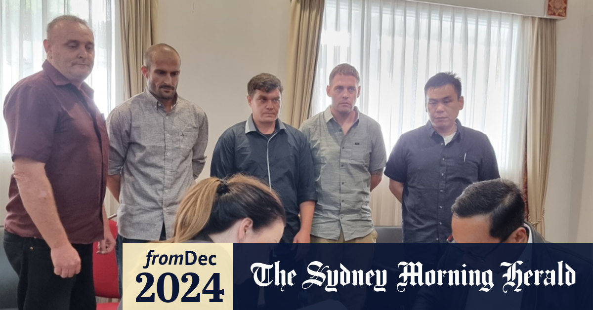 Five remaining Bali Nine members free men as they arrive back in ...