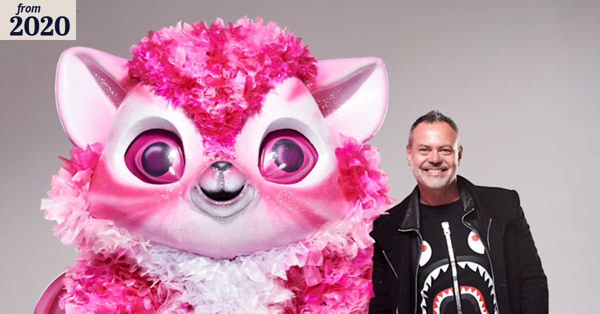 Tim Chappel and a pink kitten are the real stars of The Masked Singer