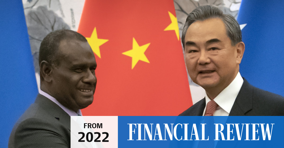 China seeks Pacific islands policing, security deal