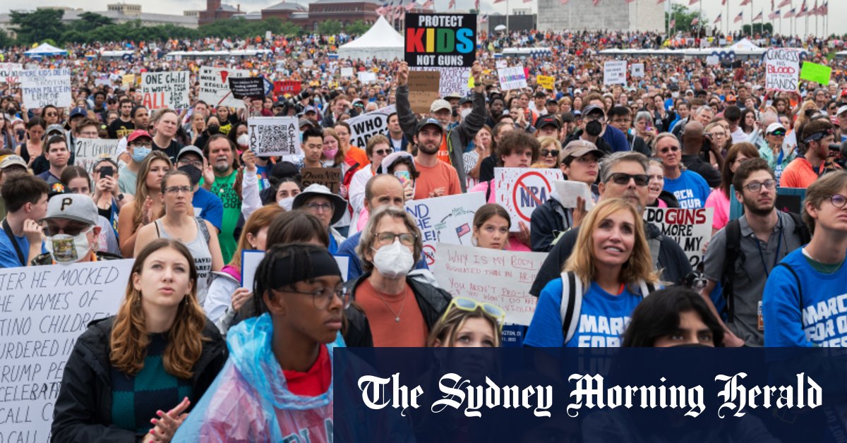 ‘Politicians have done nothing’: Tens of thousands rally against gun ...