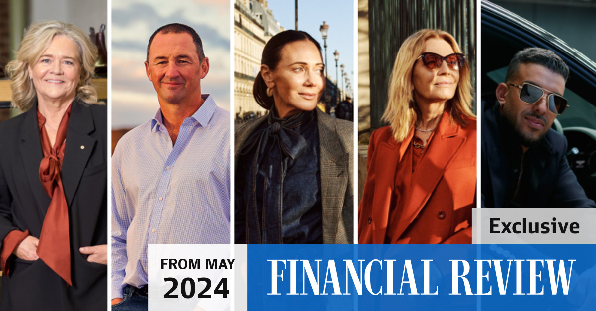 AFR Rich List 2024: Nicola Forrest, Coinspot founder, Zimmermann ...