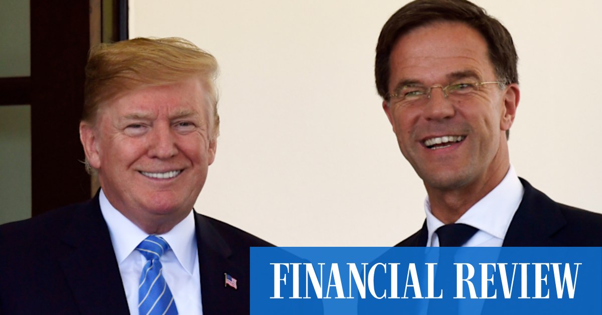 Donald Trump posts fawning private messages from NATO Secretary-General ...