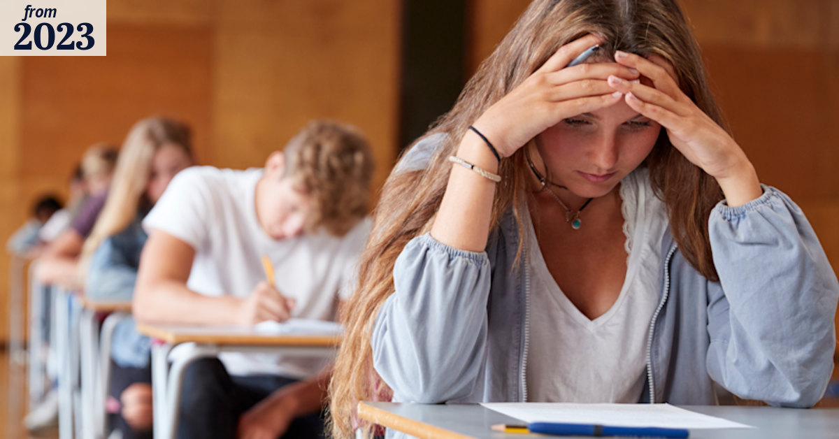 Exams are tough enough for students without typos in the equation