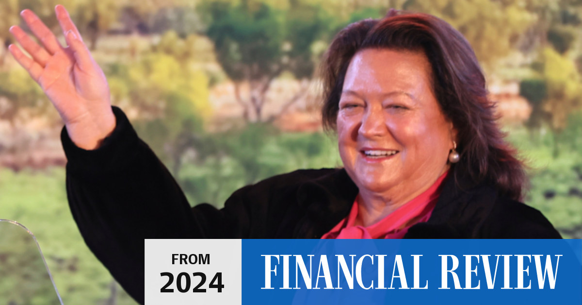 Gina Rinehart’s private party with the Ayn Rand intelligentsia