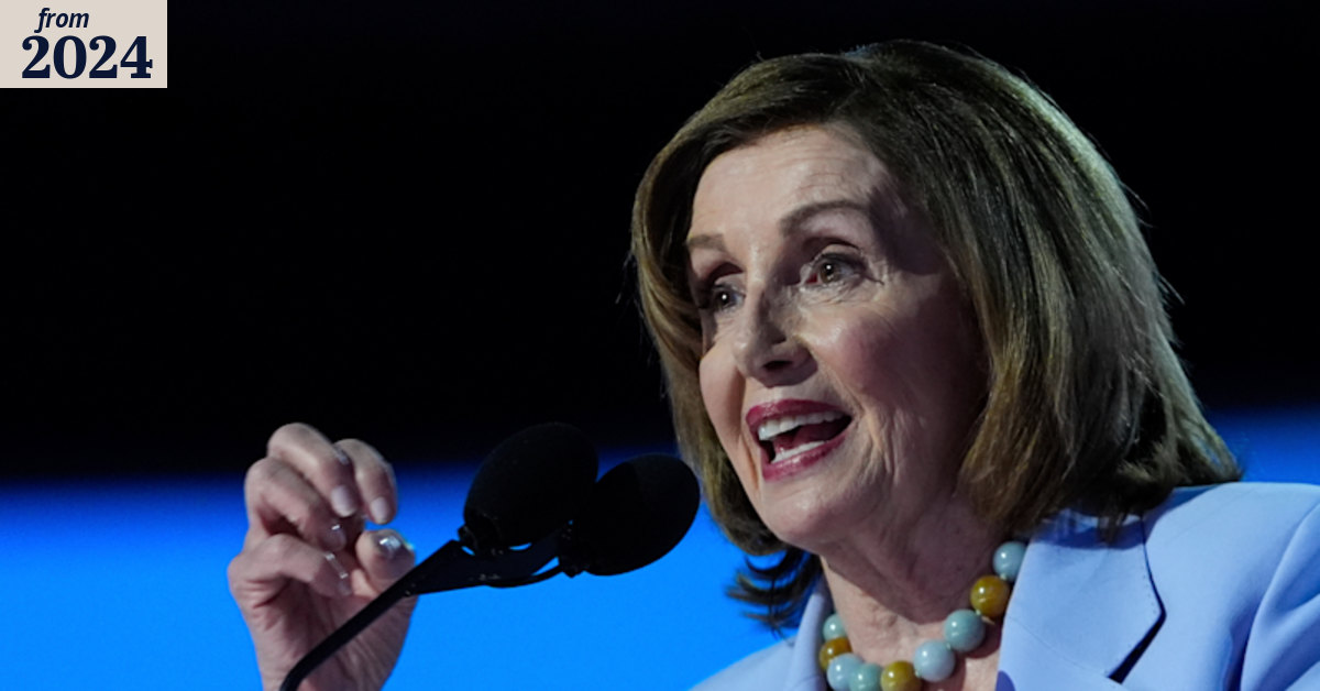 DCN 2024: Nancy Pelosi, mother of all dragons, says Kamala Harris will ...
