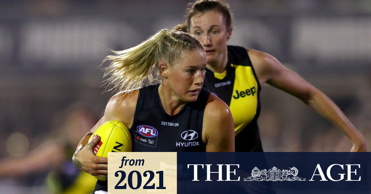 Tayla Harris looking for new AFLW club as talks with Carlton break down