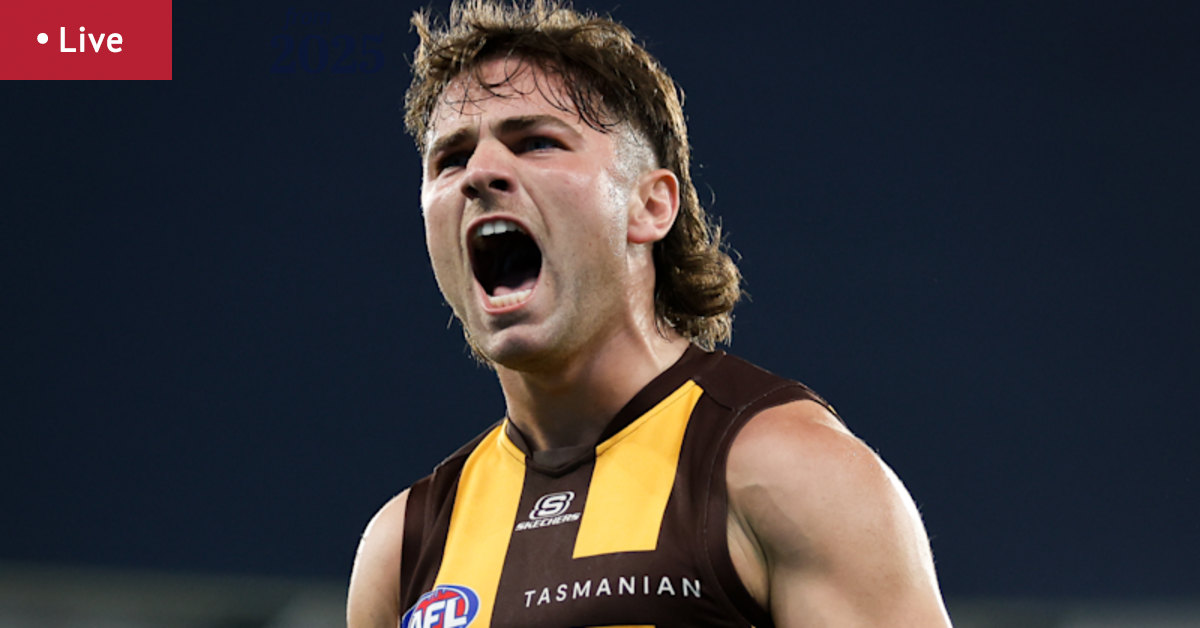 AFL 2025 round 1 LIVE updates: Hawthorn Hawks v Essendon Bombers ...