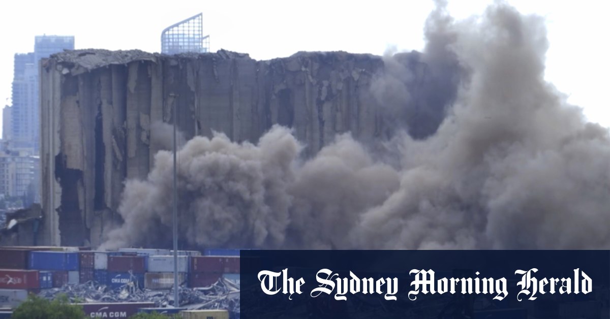 Beirut silo collapses, reviving trauma approaching blast anniversary ... Beirut silo collapses, reviving trauma approaching blast anniversary ...
