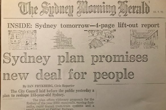 Sydney’s city plan was first foray into people-focused design strategy