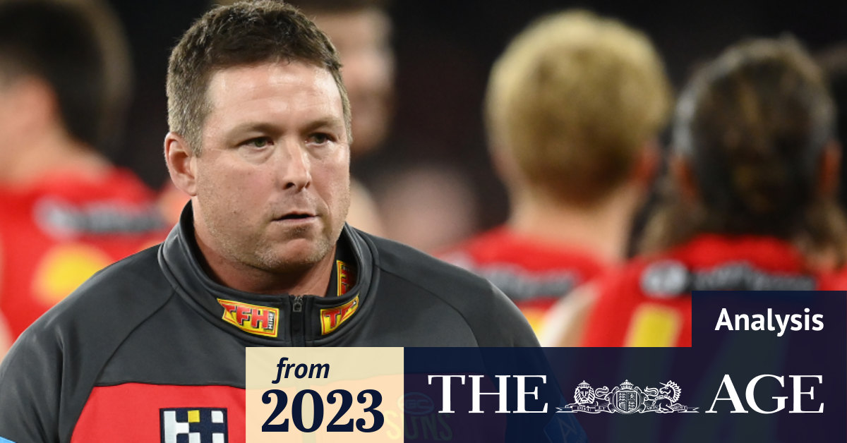 AFL 2023: Why Gold Coast Suns coach Stuart Dew finds his job under ...