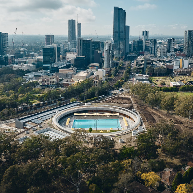 Parramatta Aquatic Centre finally completed after 2367 days