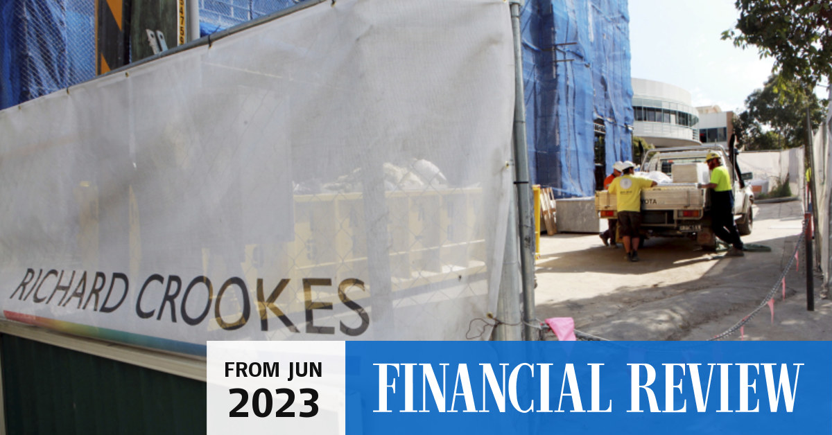 Richard Crookes Construction says nothing to see, but restructuring ...