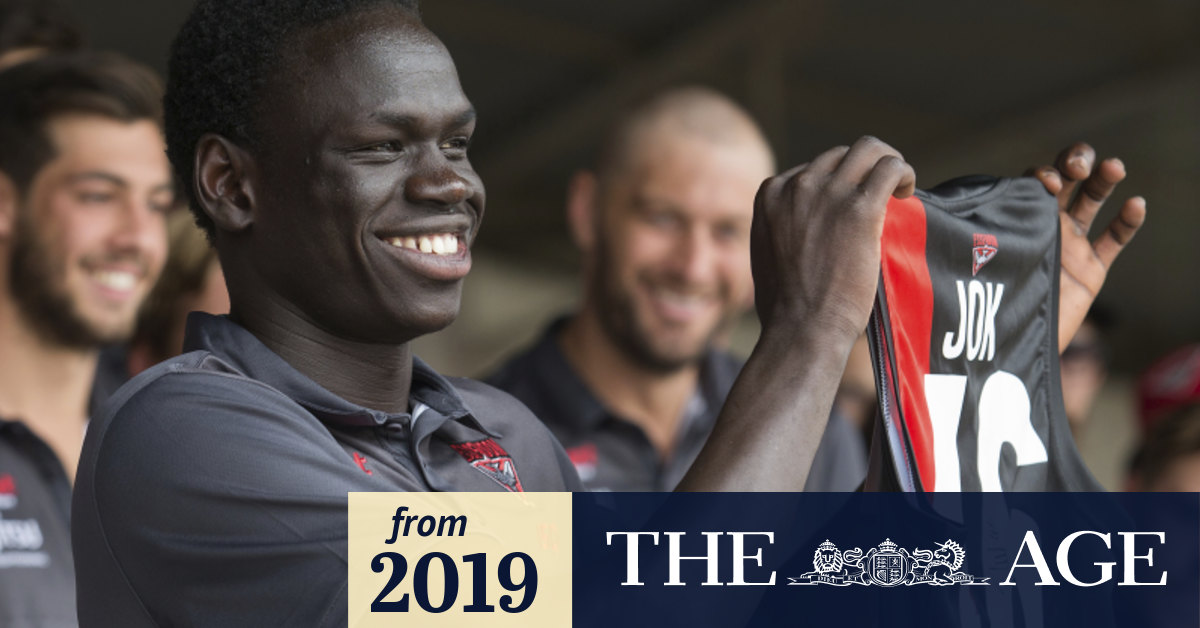 Essendon rookie Tom Jok set for AFL debut on Friday night