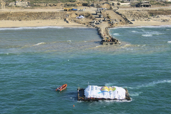 Israel war: First aid shipment for Gaza arrives, second ready to sail ...