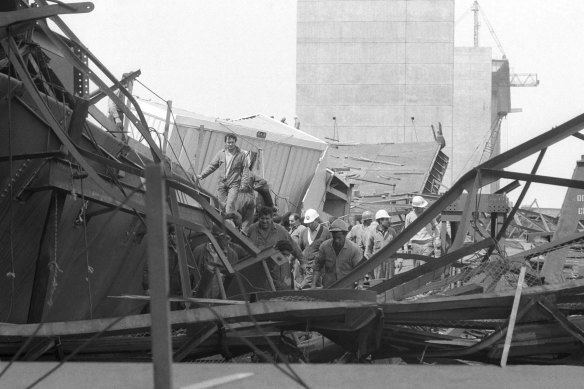 From the Archives, 1970: The West Gate Bridge collapses