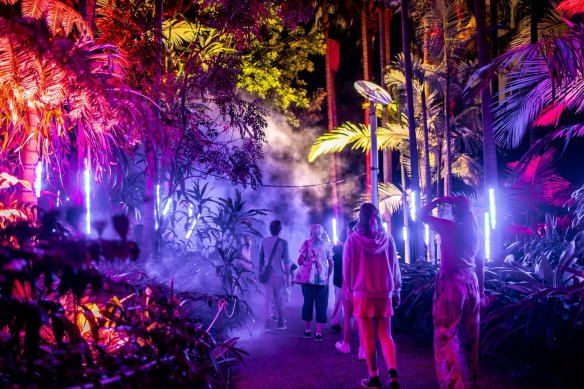 Roma Street Parklands to transform with lasers, lights and delights