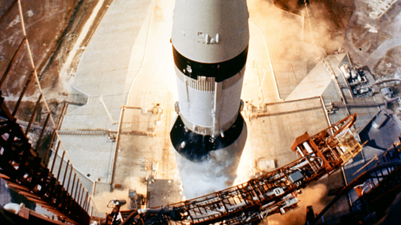 From The Archives 1969: Apollo 11 blasts-off for the moon