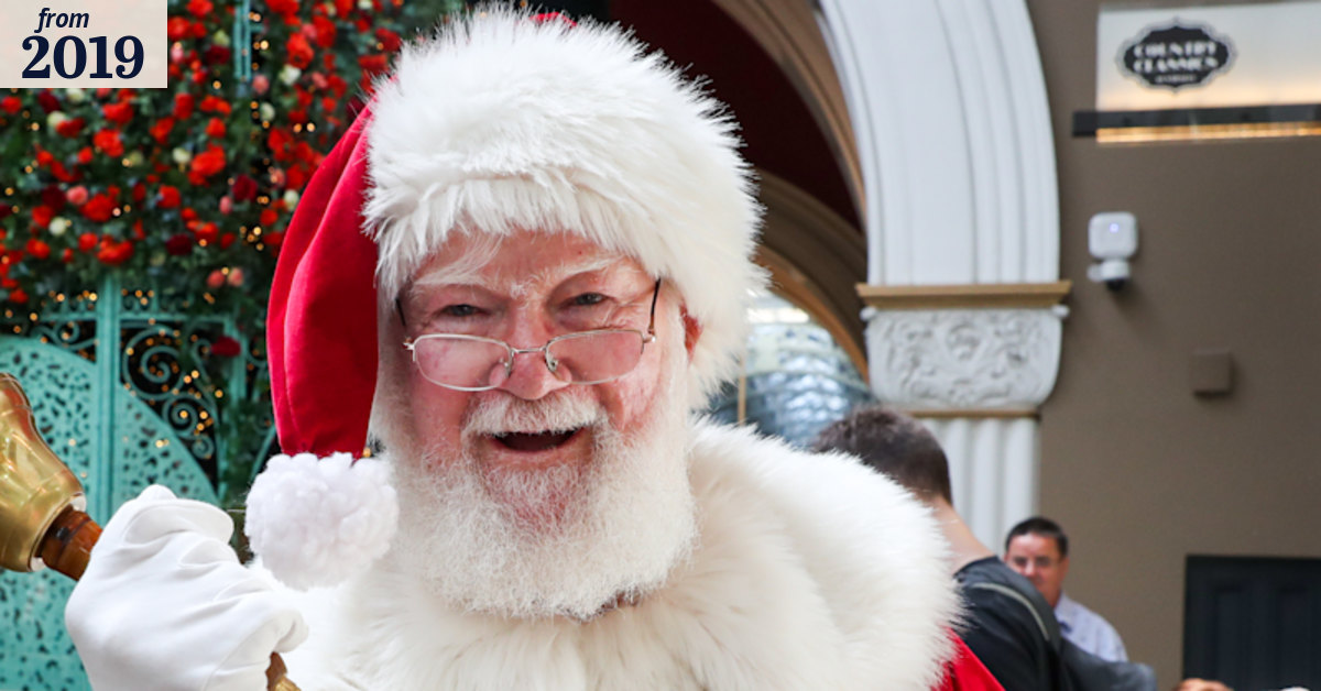 In 40 years, Santa Pat has received 10,000 letters. He's kept them all