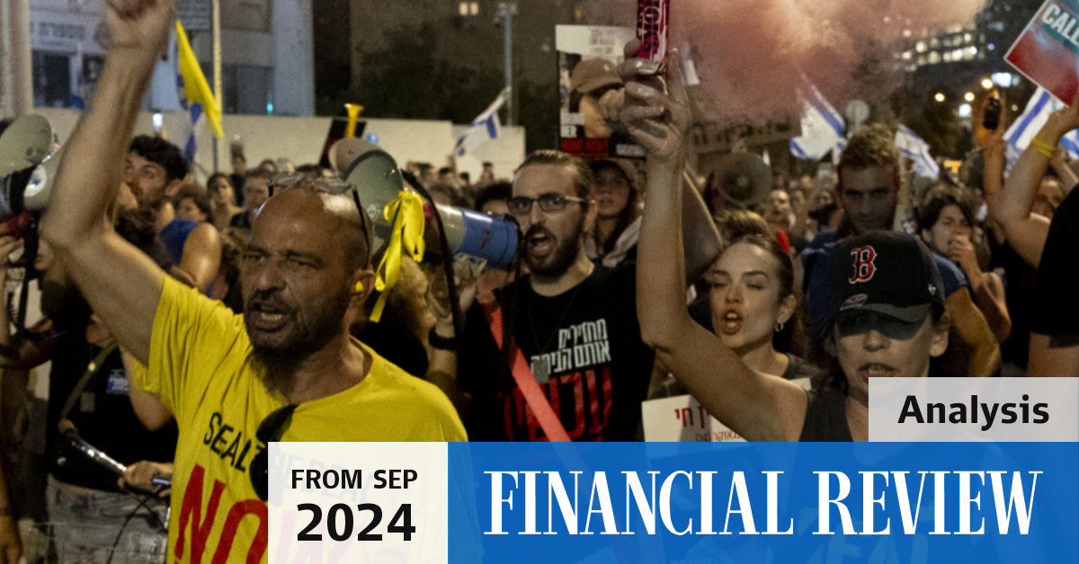 Israel-Hamas war: Angry Israelis protest on Gaza hostage deaths ...