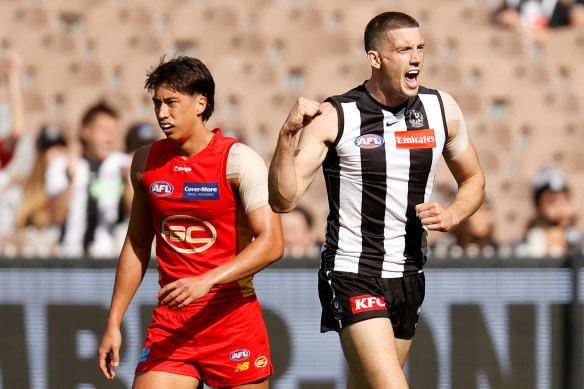 AFL 2022: Collingwood Magpies v Gold Coast Suns
