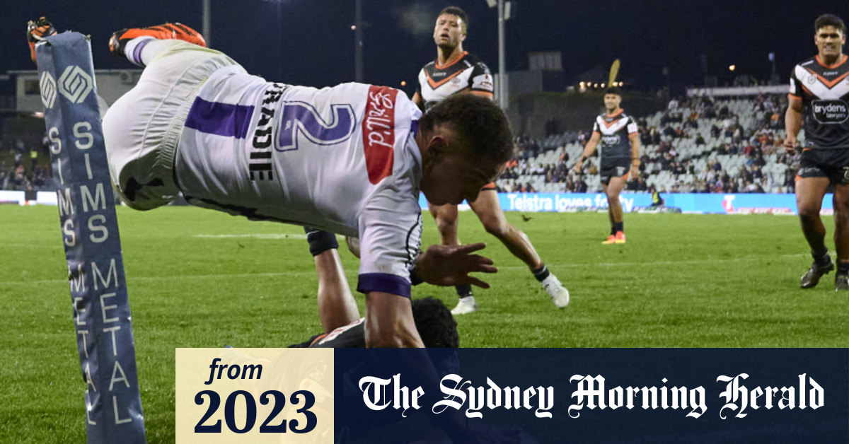 NRL 2023: Wests Tigers’ Alex Twal breaks try drought but Melbourne ...