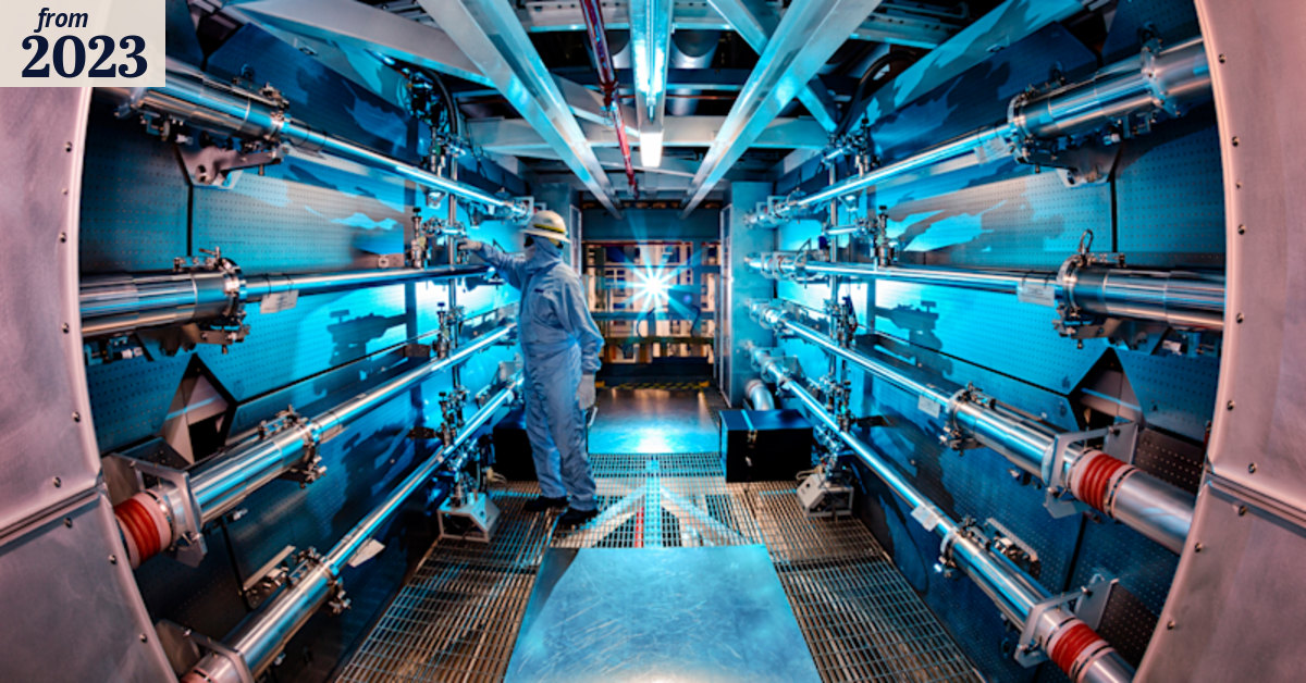 Fusion power breakthrough repeated in US lab for second time
