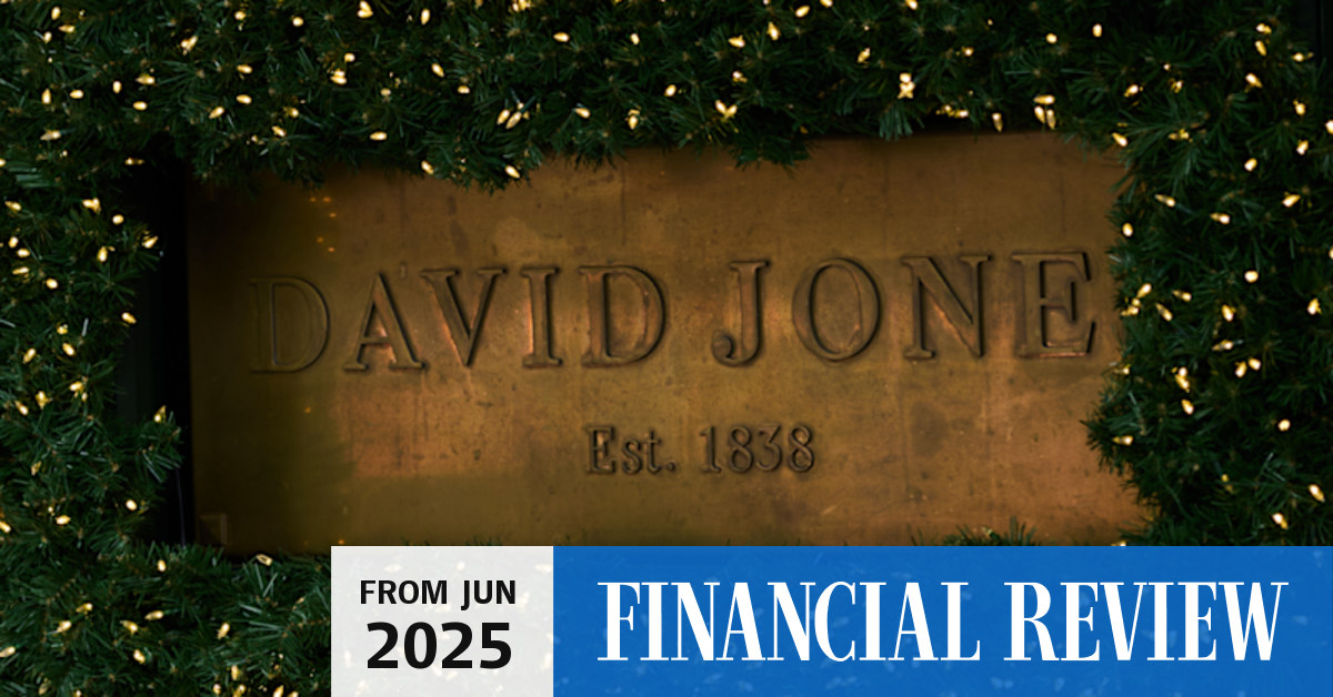 David Jones slides into loss as private equity owner works its debt