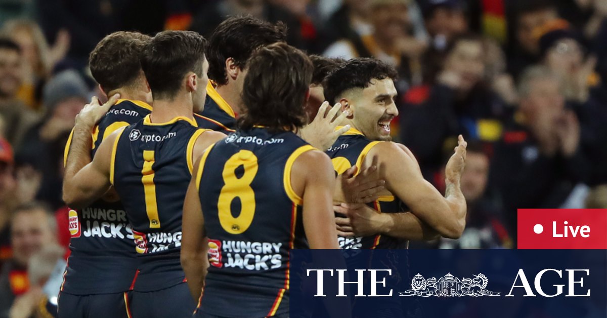 AFL 2023 round 5 LIVE updates: Adelaide Crows v Carlton Blues, Gather ...
