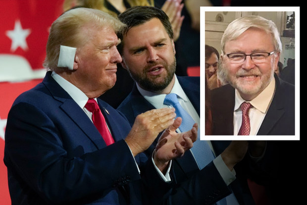 Donald Trump: Kevin Rudd engaging with future Vance-Trump government in ...