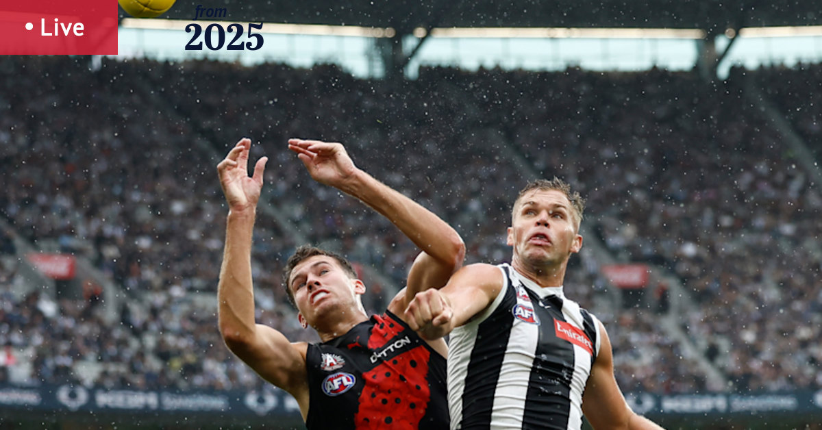 AFL 2025 Anzac Day: Collingwood Magpies v Essendon Bombers scores ...