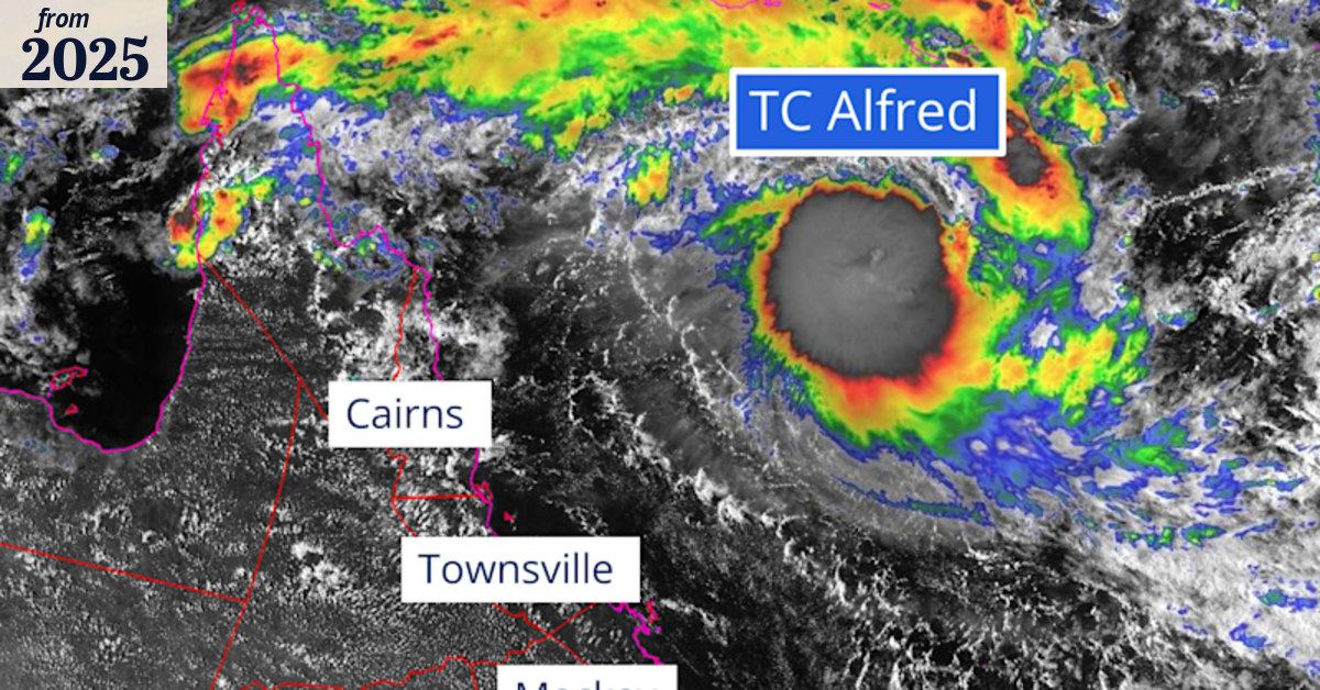 Cyclone Brisbane 2025: Tropical cyclone Alfred brews off north ...