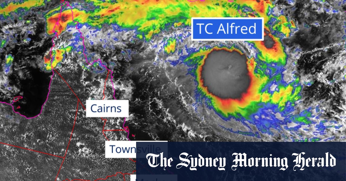 Cyclone Brisbane 2025: Tropical cyclone Alfred brews off north ...