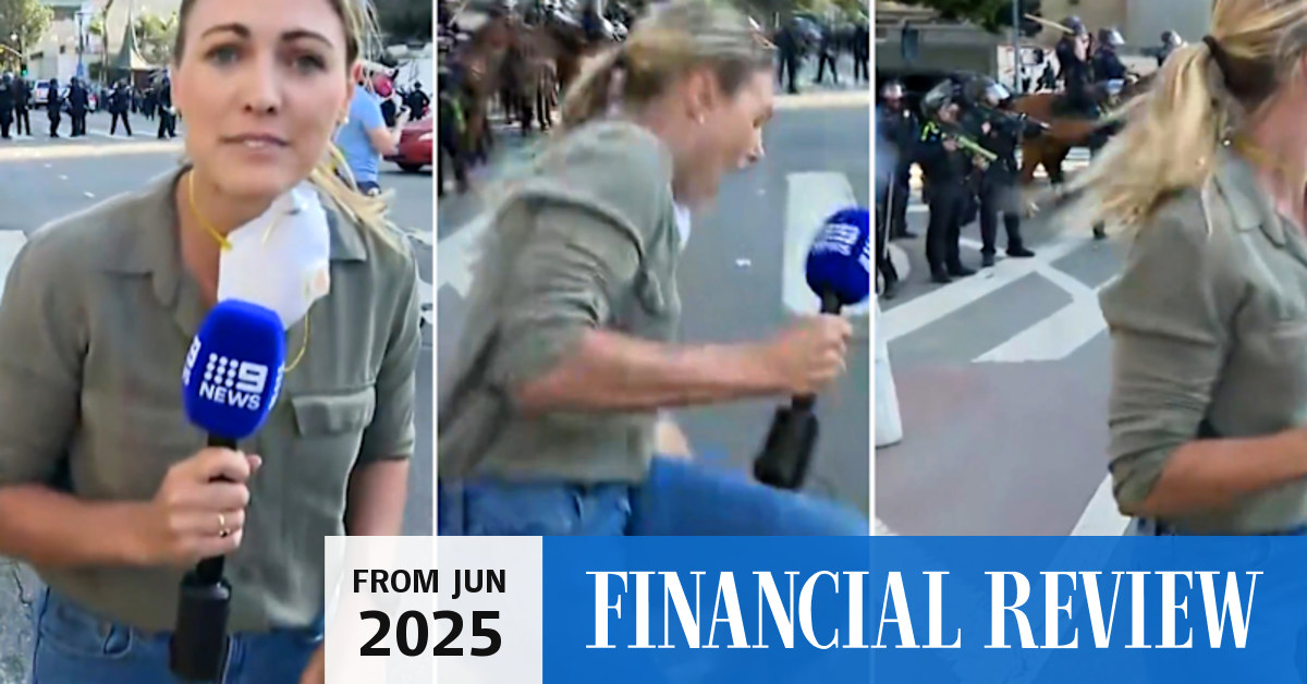 Australia lodges complaint after Nine reporter Lauren Tomasi hit by ...