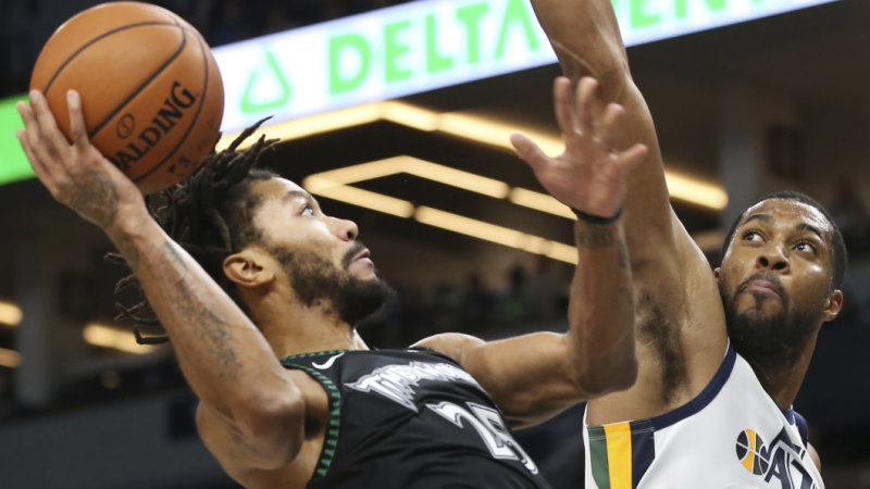 Rose drops 50 as Timberwolves top Jazz in NBA
