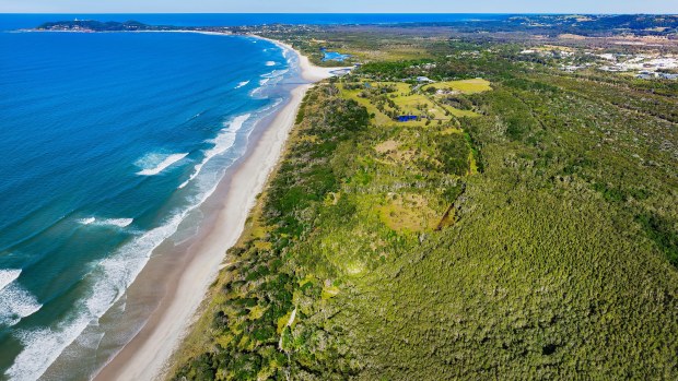 Rich lister Brian Flannery lists Byron Bay land for $160 million