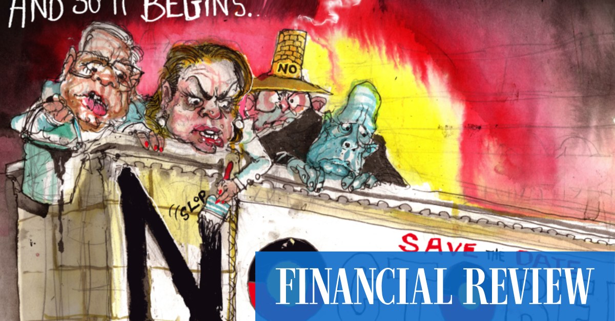 David Rowe cartoons for the Australian Financial Review 2023