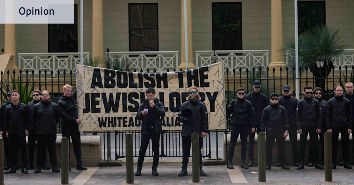 Neo-Nazi protest on NSW Parliament House steps means we just witnessed ...