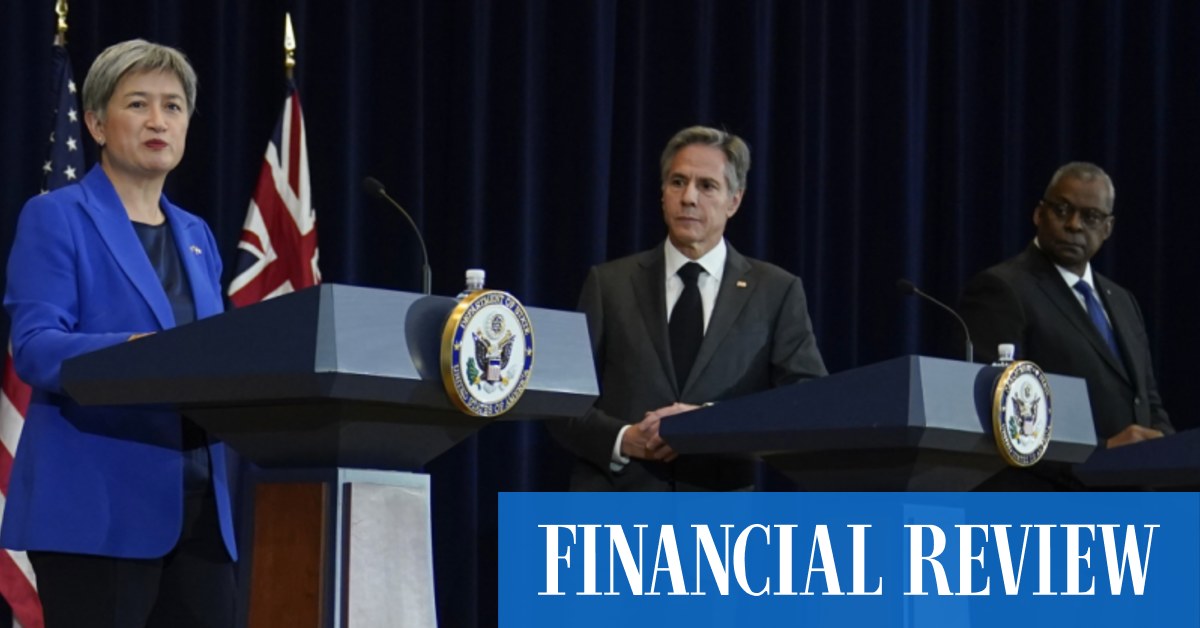 AUSMIN: US Defence secretary Lloyd Austin and Secretary of State Antony ...